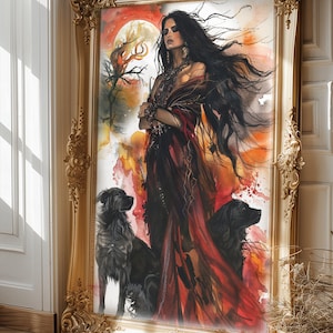 Hecate, Hekate, Goddess Greek Mythology, Magic and Moon, Night ...