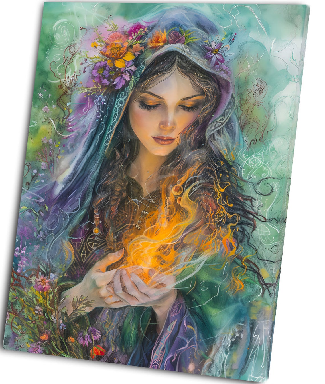 Brigid, Brigit, Irish-celtic Mythology Goddess, Spring, Fertility, and ...