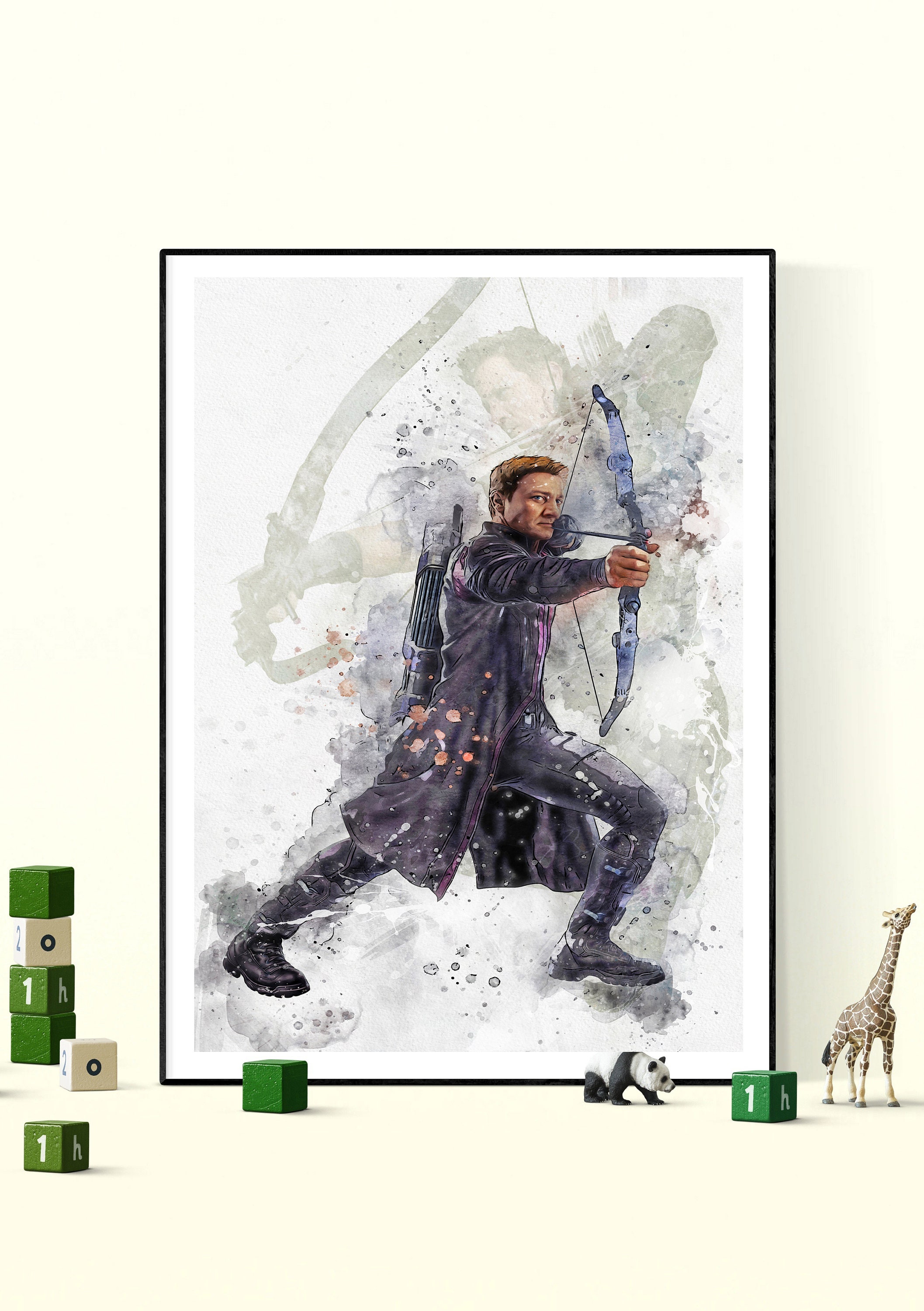 Avengers Endgame Hawkeye Digital Download Print Poster | Etsy