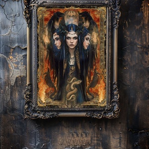 Hecate, Hekate, Goddess Greek Mythology, Magic and Moon, Night ...