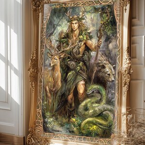 Cernunnos, Celtic Mythology, Horned God, Lord of the Wild Things ...
