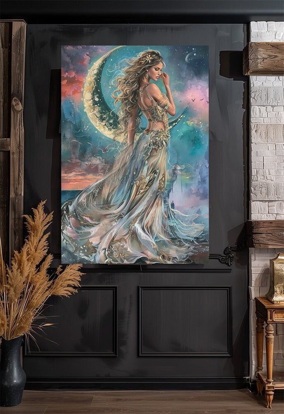 Selene Dea Della Luna Mito Selene. Dea Greca Della Luna. Roman