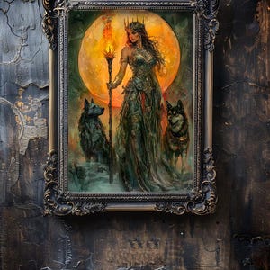Hecate, Hekate, Goddess Greek Mythology, Magic and Moon, Night ...