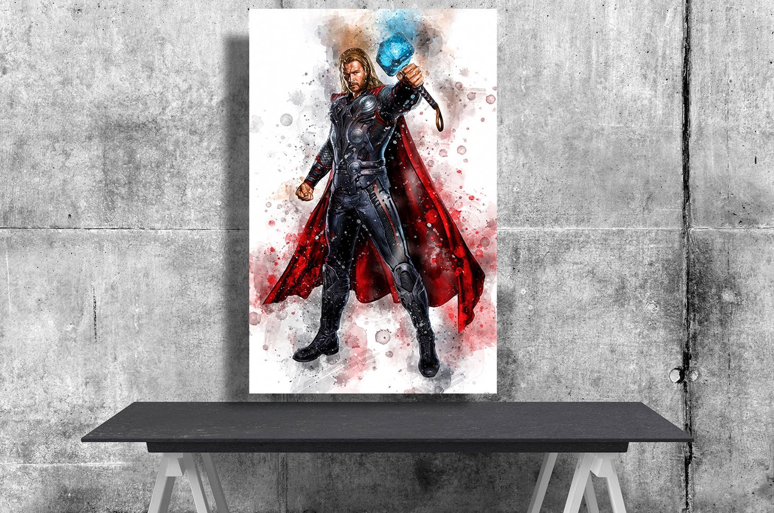 Avengers Endgame Thor Chris Hemsworth Print Poster Art - Etsy
