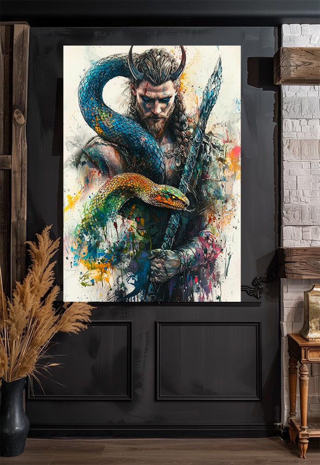 Loki, God of Mischief, Trickery, Deception, Trickster God, Jormungandr ...