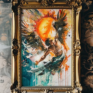 Icarus, Falling of Icarus, Son of Daedalus, Greece, Myths, Greek God ...