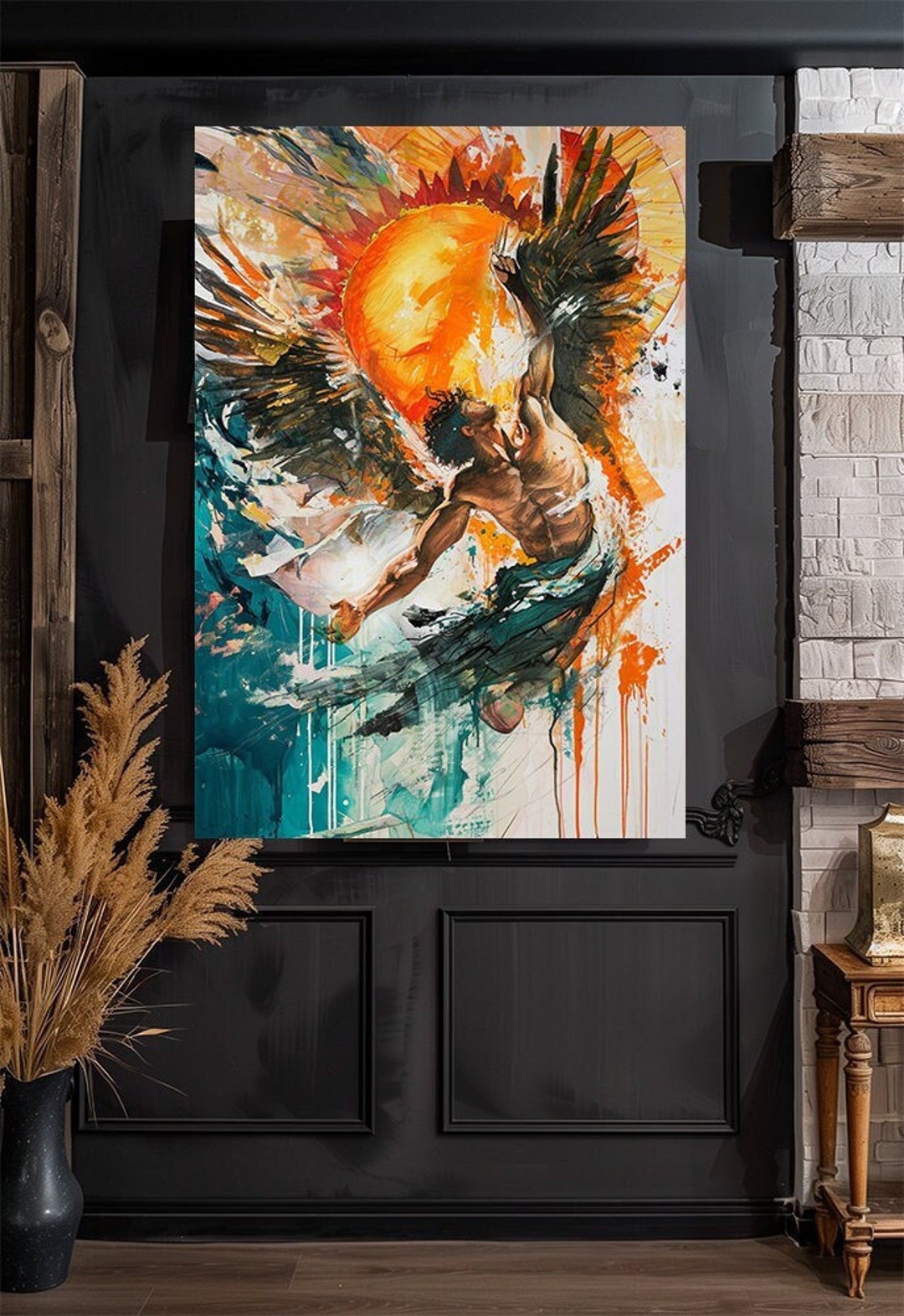 Icarus Falling Of Icarus Son Of Daedalus Greece Myths Greek God Mythology Fanart