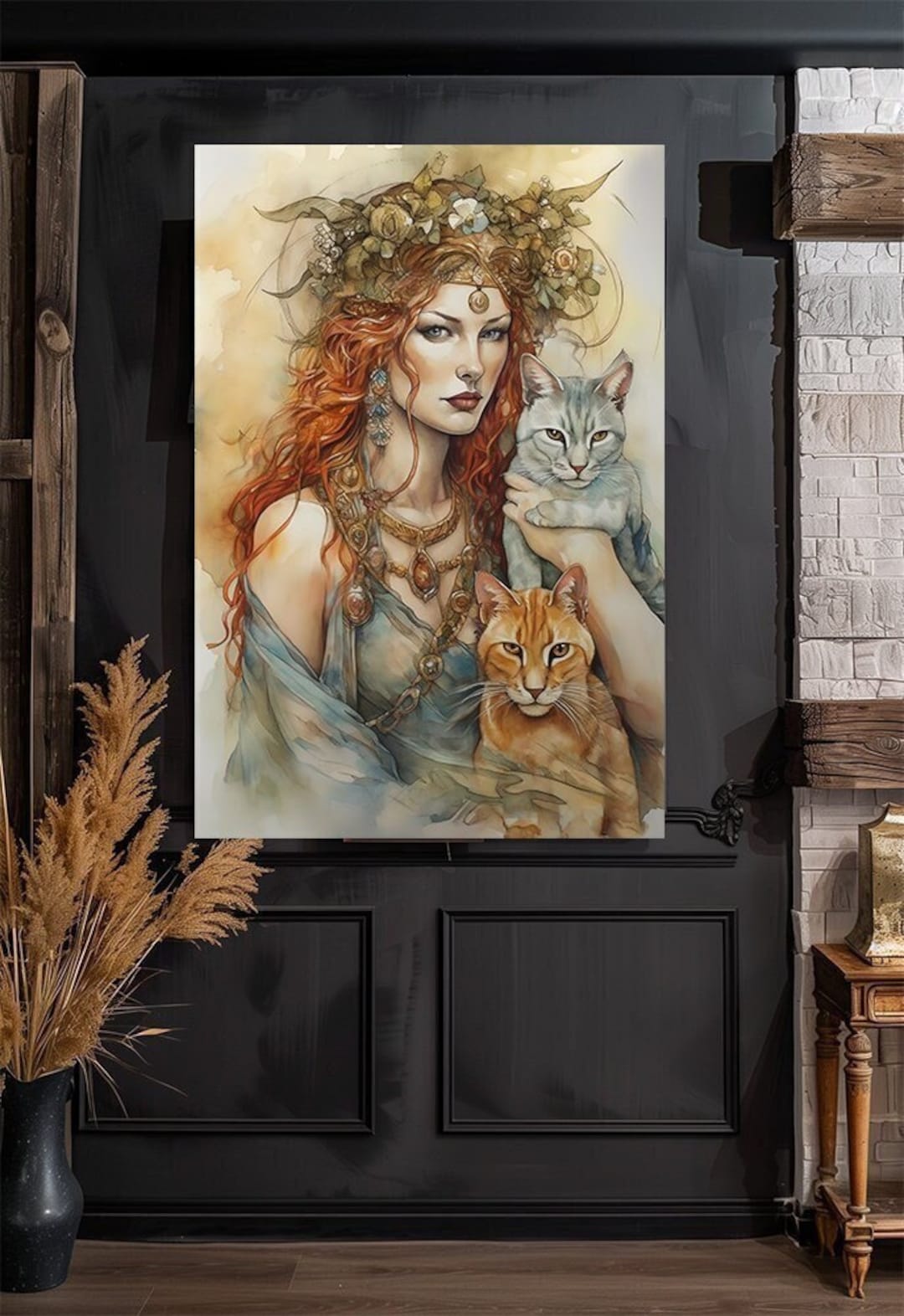 Freyja Goddess Norse Mythology, Goddess of Love and Beauty, Lady Freyja ...