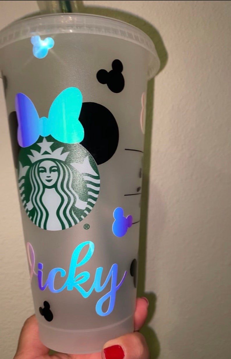 Minnie Mouse/castle Cold Cup - Etsy