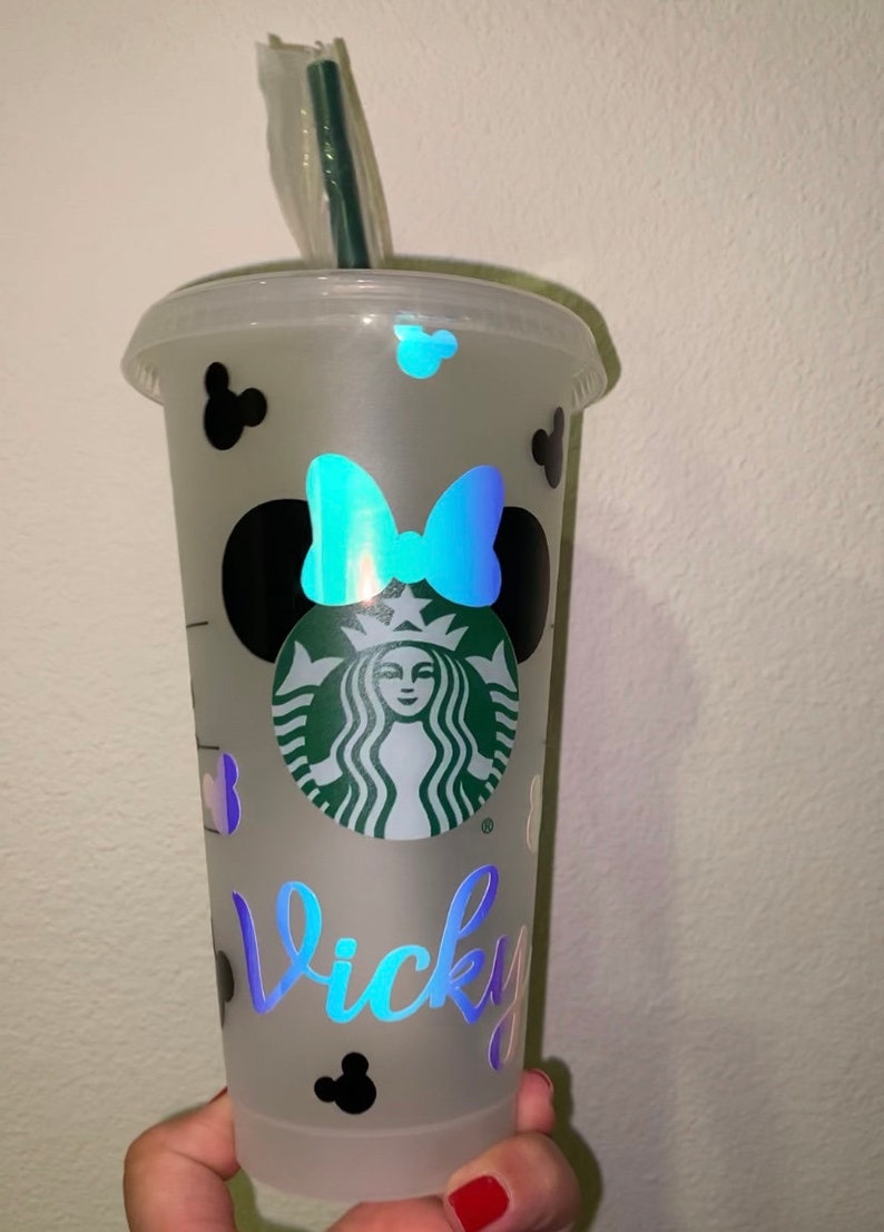 Minnie Mouse/castle Cold Cup - Etsy