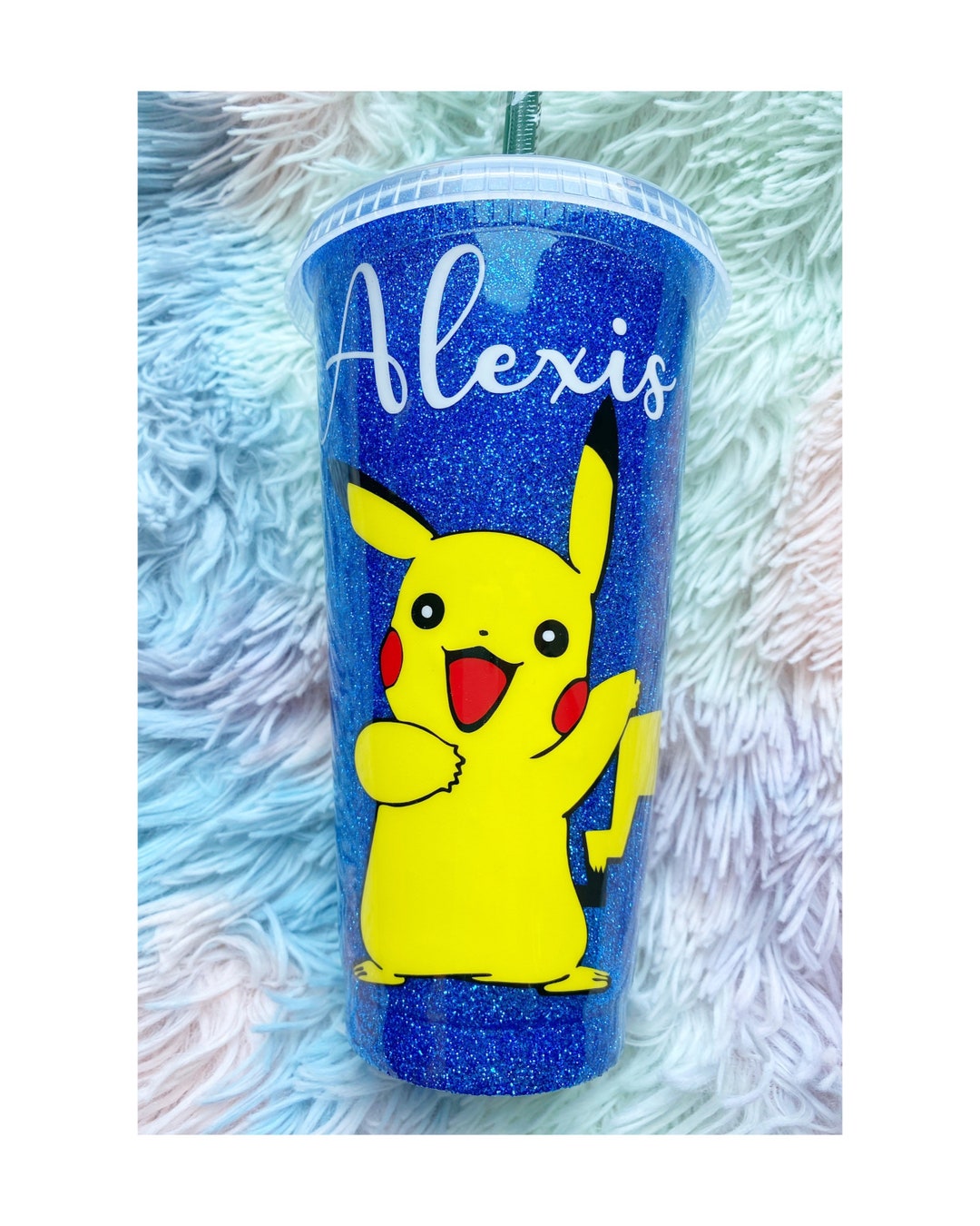 Glitter Pikachu Cold Cup - Etsy