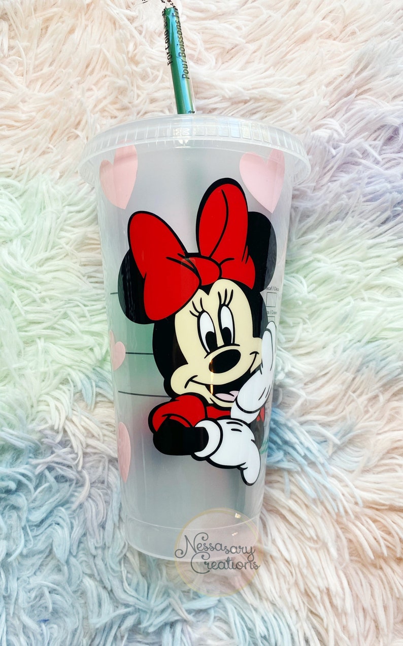 Minnie Mouse Cold Cup - Etsy