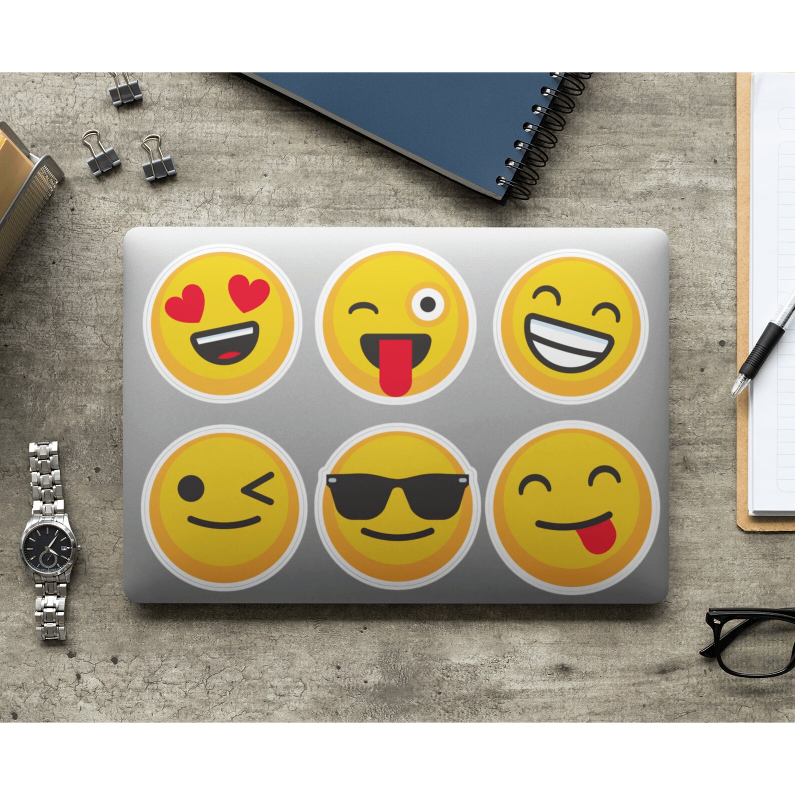 Emoji Sticker Laptop Sticker Cute Sticker Sticker Pack | Etsy
