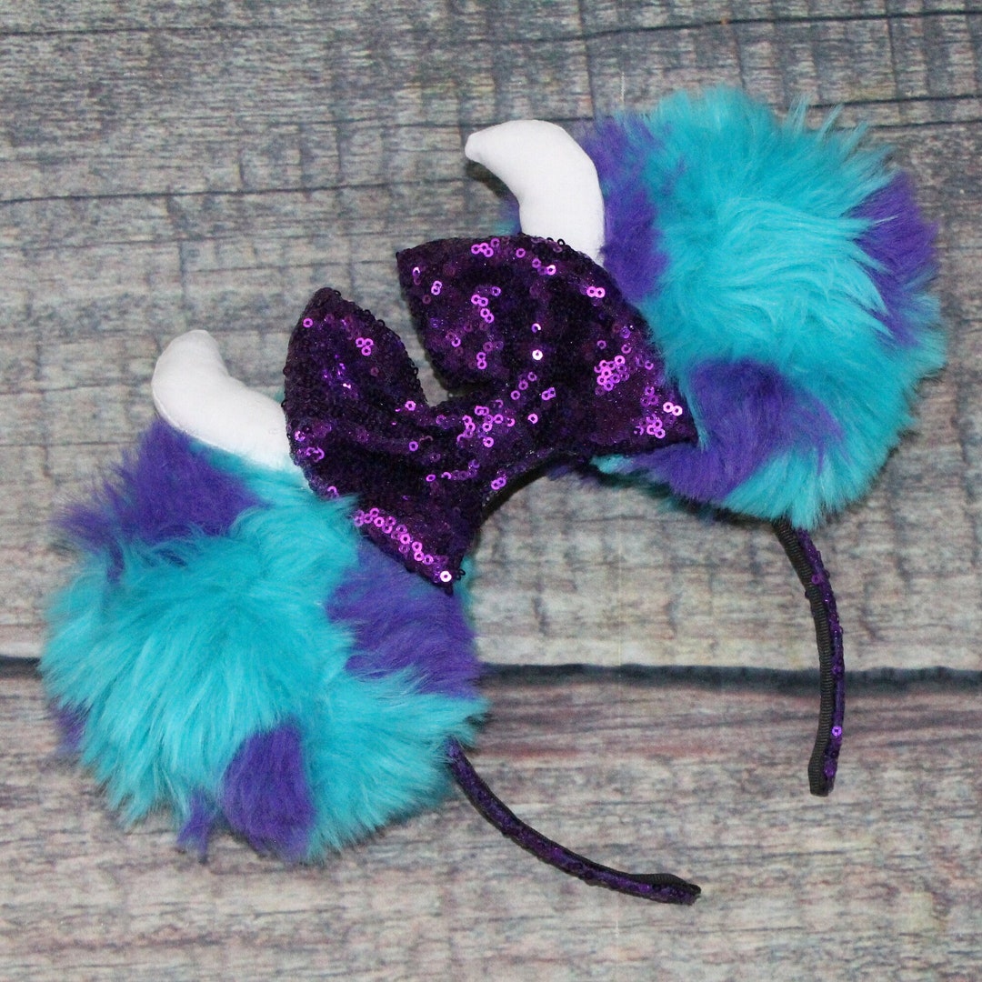 Sulley Mouse Ears, Monsters Inc Mickey Ears - Etsy