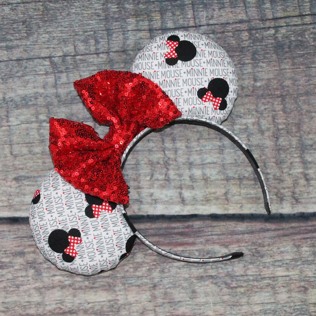 Minnie Mouse Ears - Etsy
