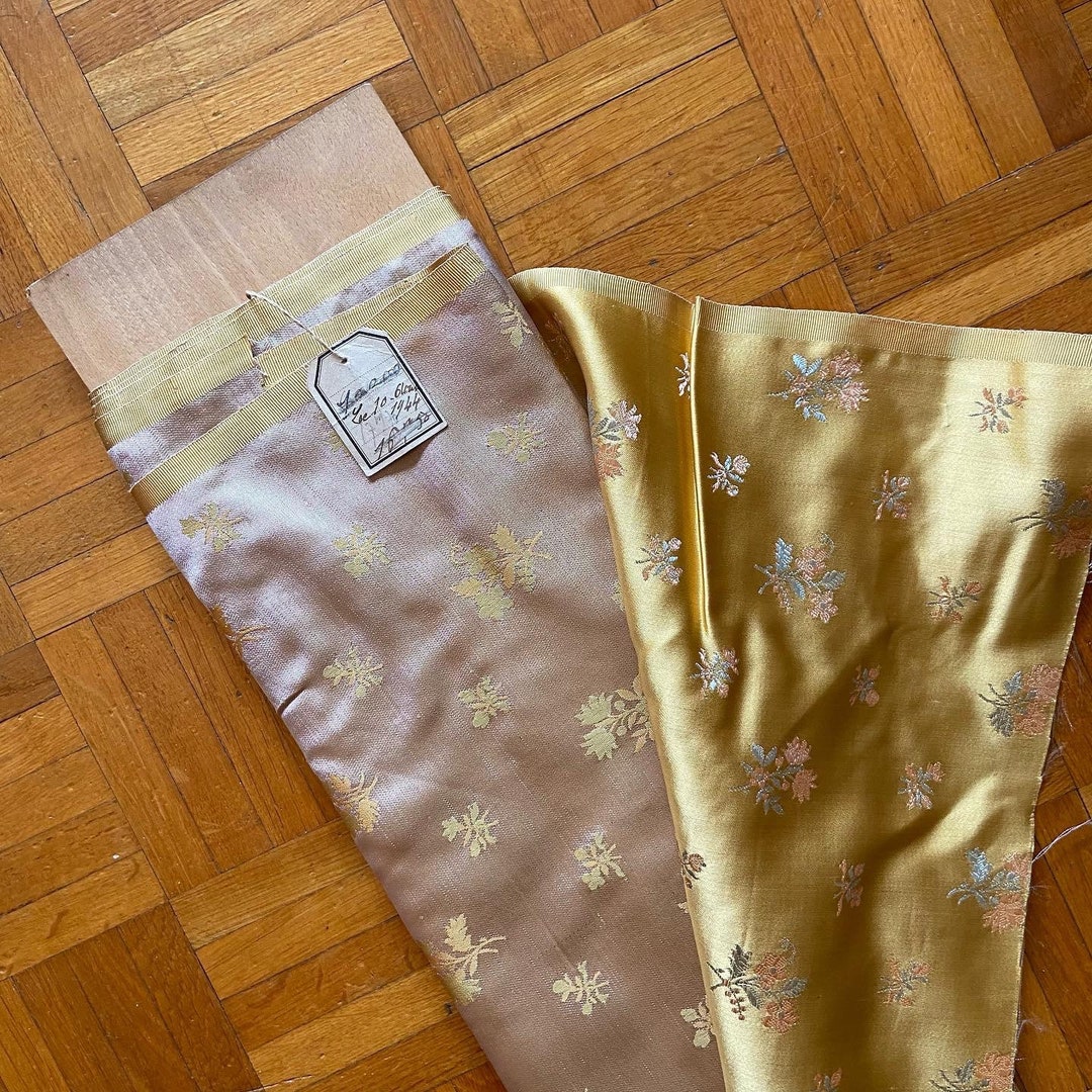 RARE Antique Fabric Damask Silk WW2 Restriction Occupation DDAY - Etsy