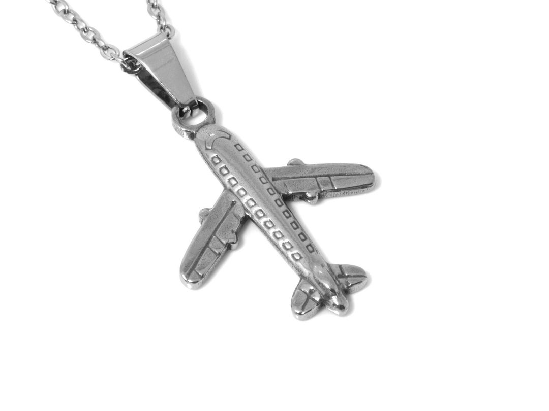 Airplane Necklace, Pilot Pendant, Aviation Pendant, Flying Jewelry in ...