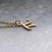 Gold Pi Necklace, Golden Greek Letter Symbol Charm, Mathematician ...