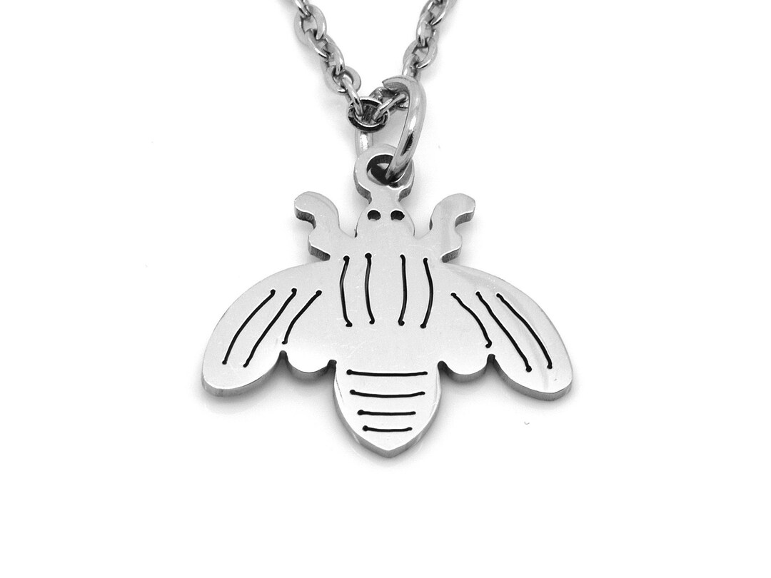 Bee Necklace, Pollination Pendant, Pollinator Animal Jewelry in ...
