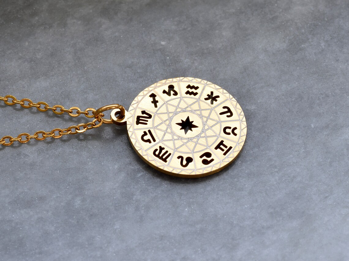 Gold Star Constellation Necklace in Stainless Steel Full | Etsy