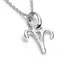 The Ram Necklace in Sterling Silver Aries Charm Zodiac - Etsy