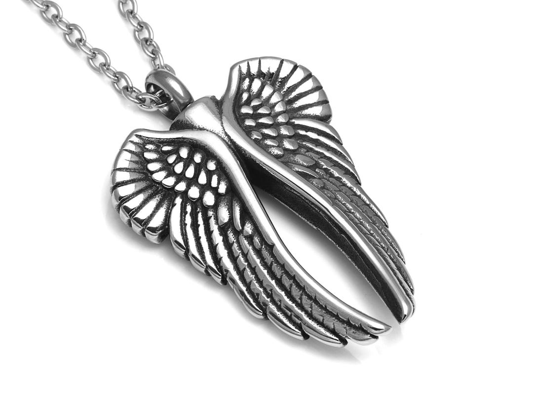 Angel or Bird Wings Necklace, Wing Pendant, Feather Jewelry in ...