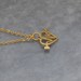 Gold EKG Arrow Heart Necklace, Electrocardiogram Love Pendant, Nurse ...