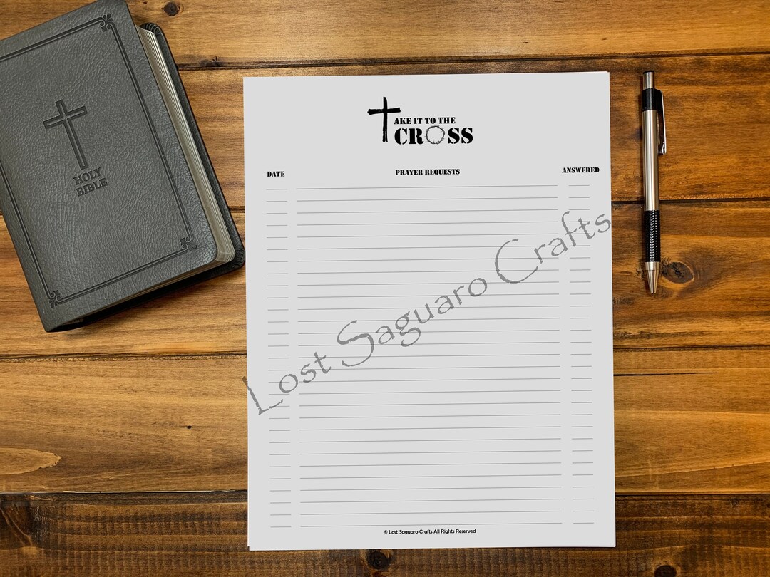 Solicitud de oración para hombres, oración imprimible, hombres ...