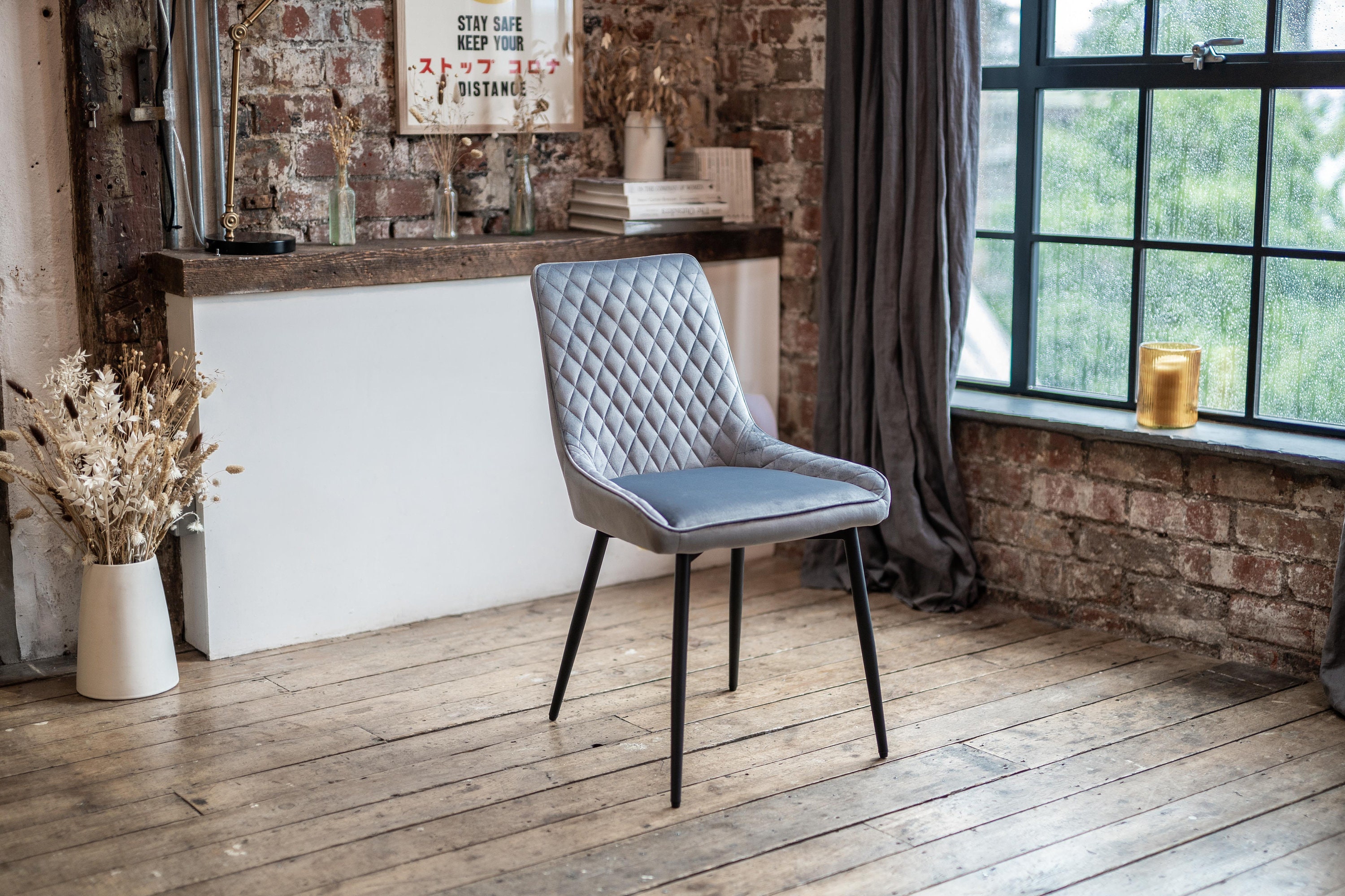 Sara Round Solid Mango Wood Industrial Dining Table Set With - Etsy UK