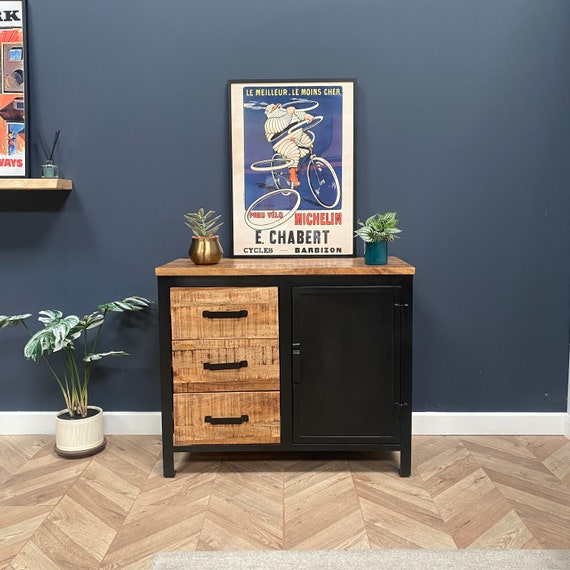 Small metal sideboard store