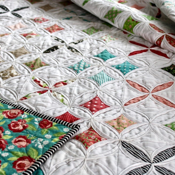 Cathedral Window Quilt Pattern - Etsy