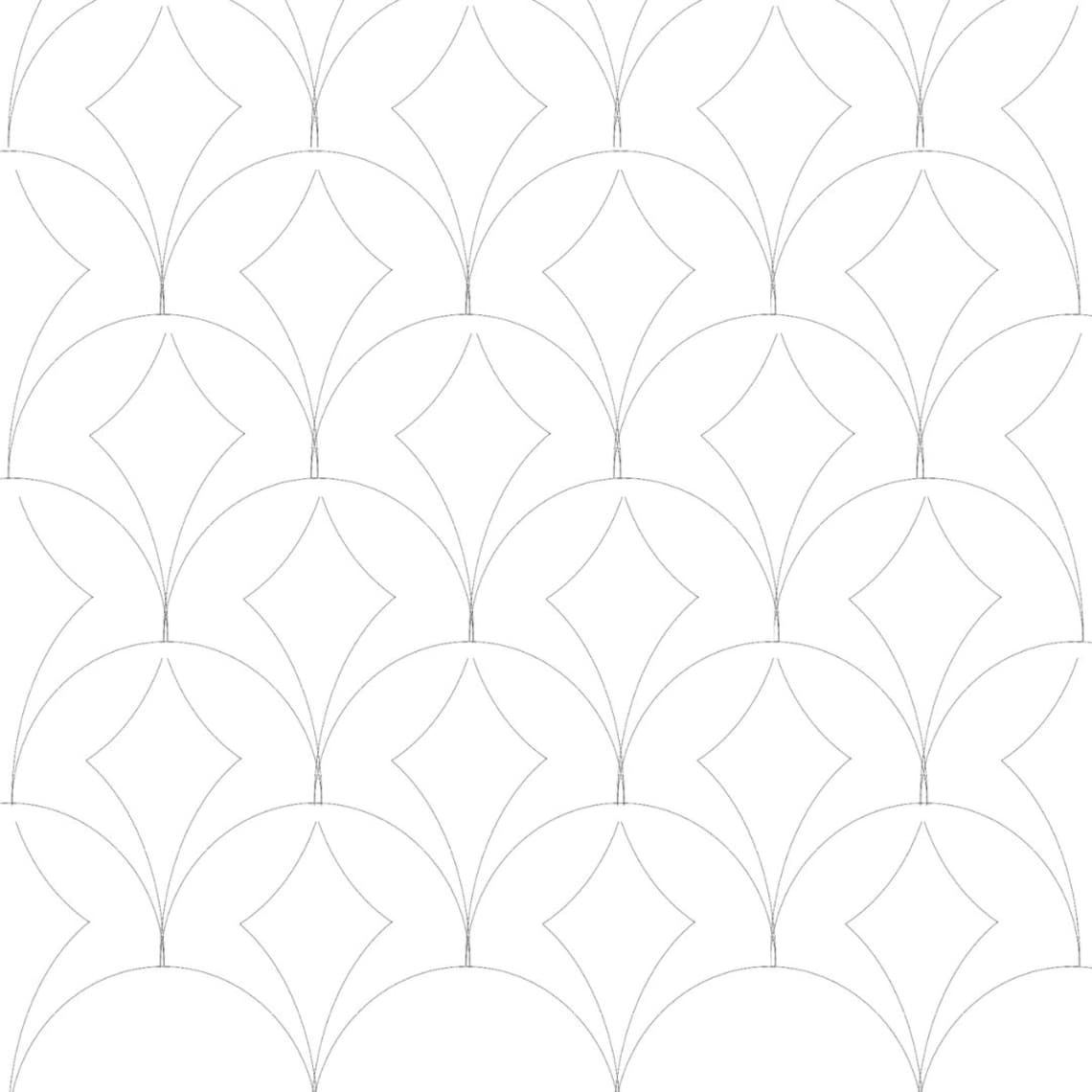 Quilting Stencils Basic Pantograph 5 Pack for Machine - Etsy