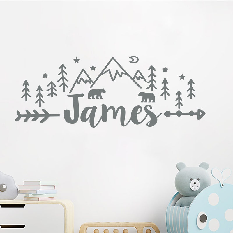Name Wall Decal - Etsy