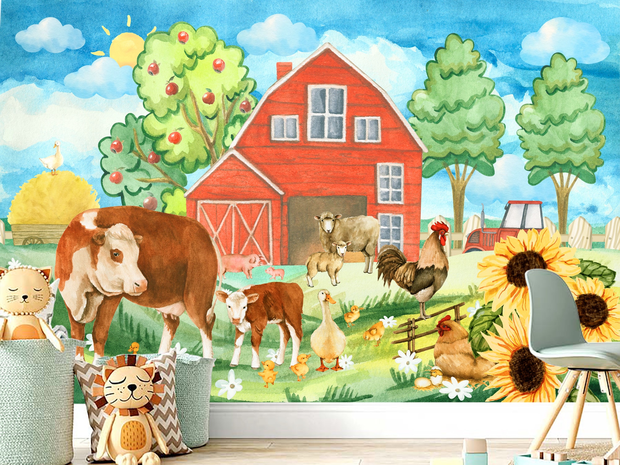 Farm Wallpaper For Kids
