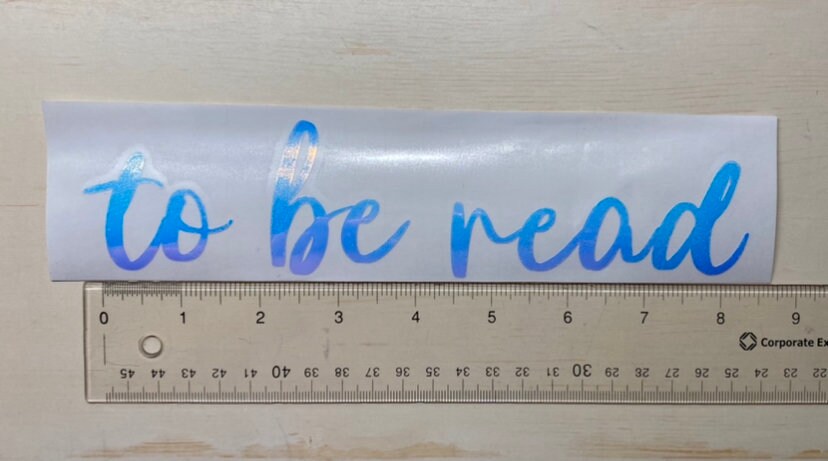 TBR Cart Sticker Decal to Be Read Decal to Be Read | Etsy