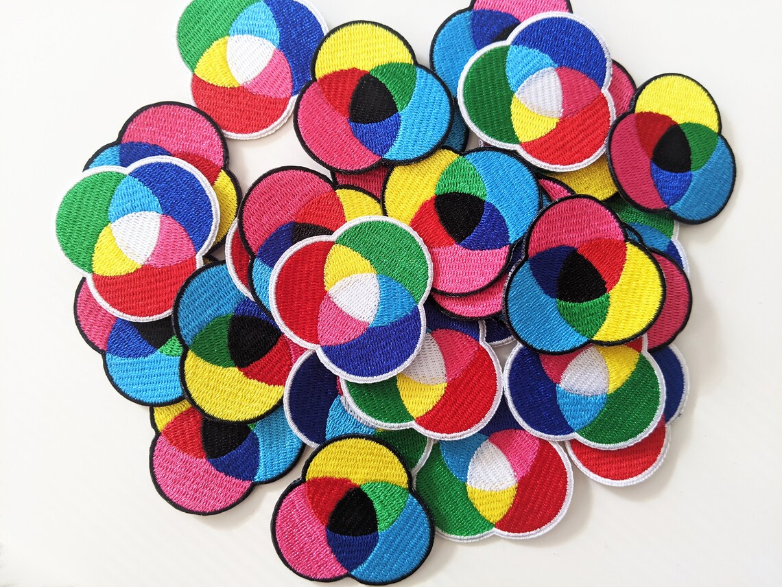 CMYK Patch CMYK Diagram Color Wheel Graphic Designer Iron | Etsy