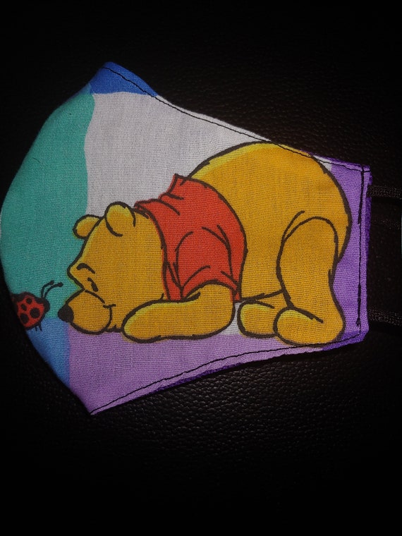 Winnie The Pooh and Tigger Face Mask | Etsy