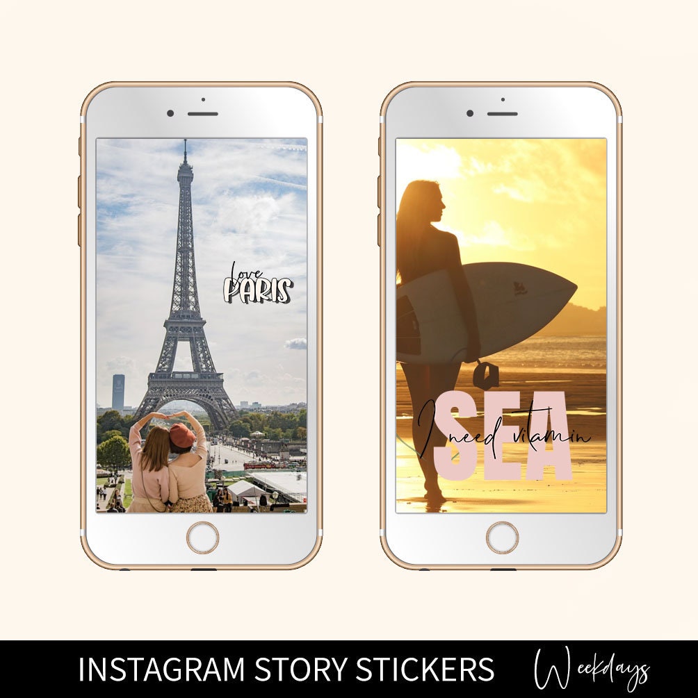 Instagram Story Stickers TRAVEL, Ig Story Stickers, Instagram Stickers ...