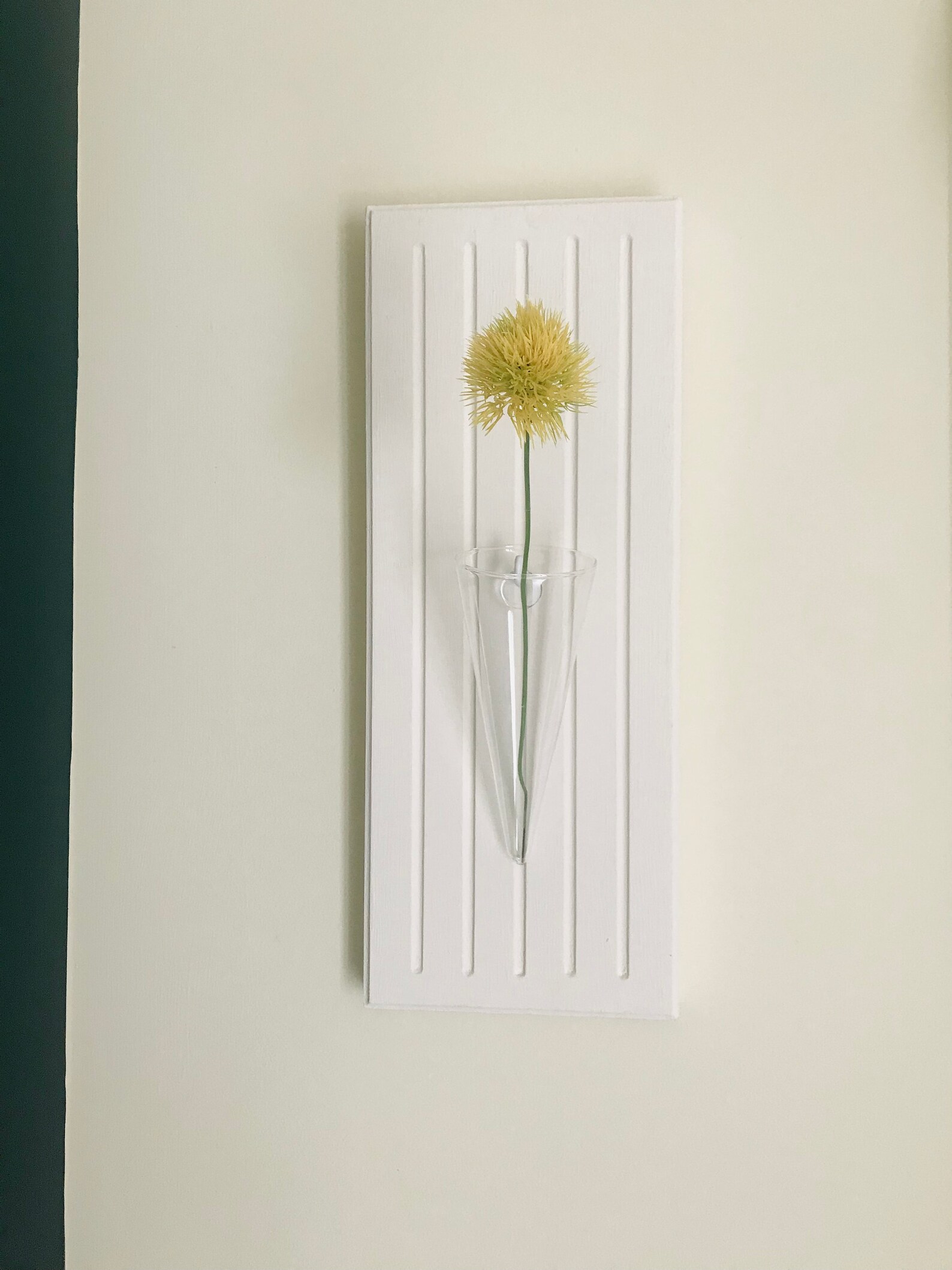 Wall Mounted Vase Glass Wall Vase - Etsy