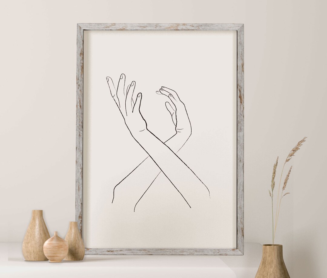 Printable Hands Wall Art,digital Download, Art Print,home Decor,poster ...