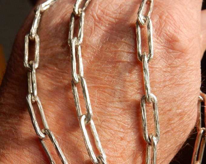 Rare Sterling Silver 30" Stuart Devlin Bark Chain 1976 - Etsy
