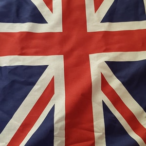 Union Jack Cotton Fabric - Etsy