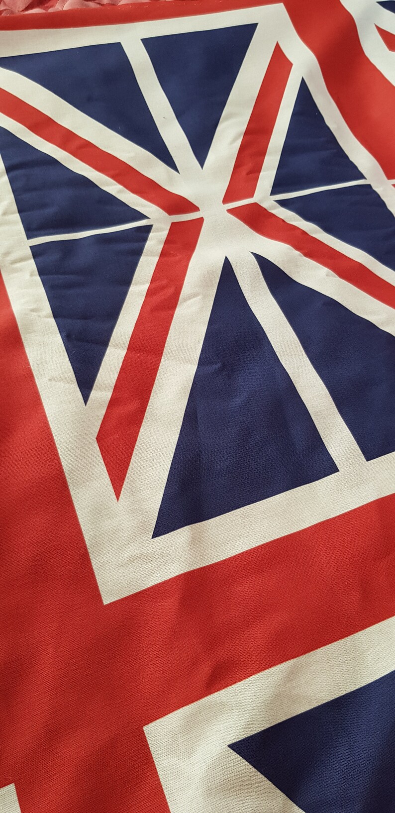 Union Jack Cotton Fabric | Etsy UK