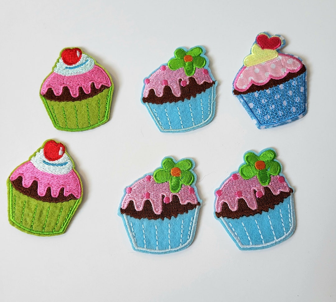 Funky Cupcakes Iron on Appliques - Etsy