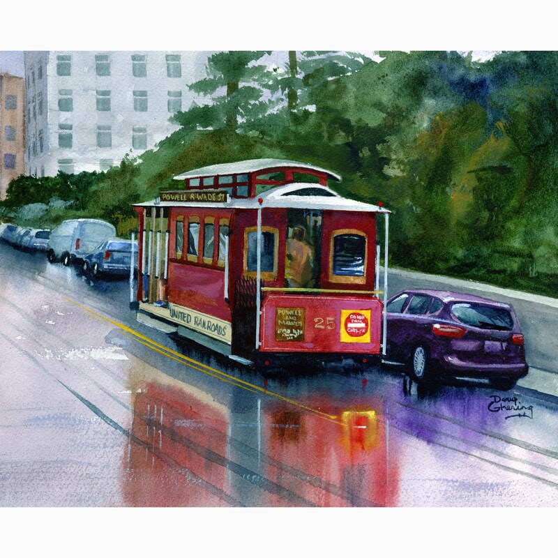 Cable Car Art - Etsy