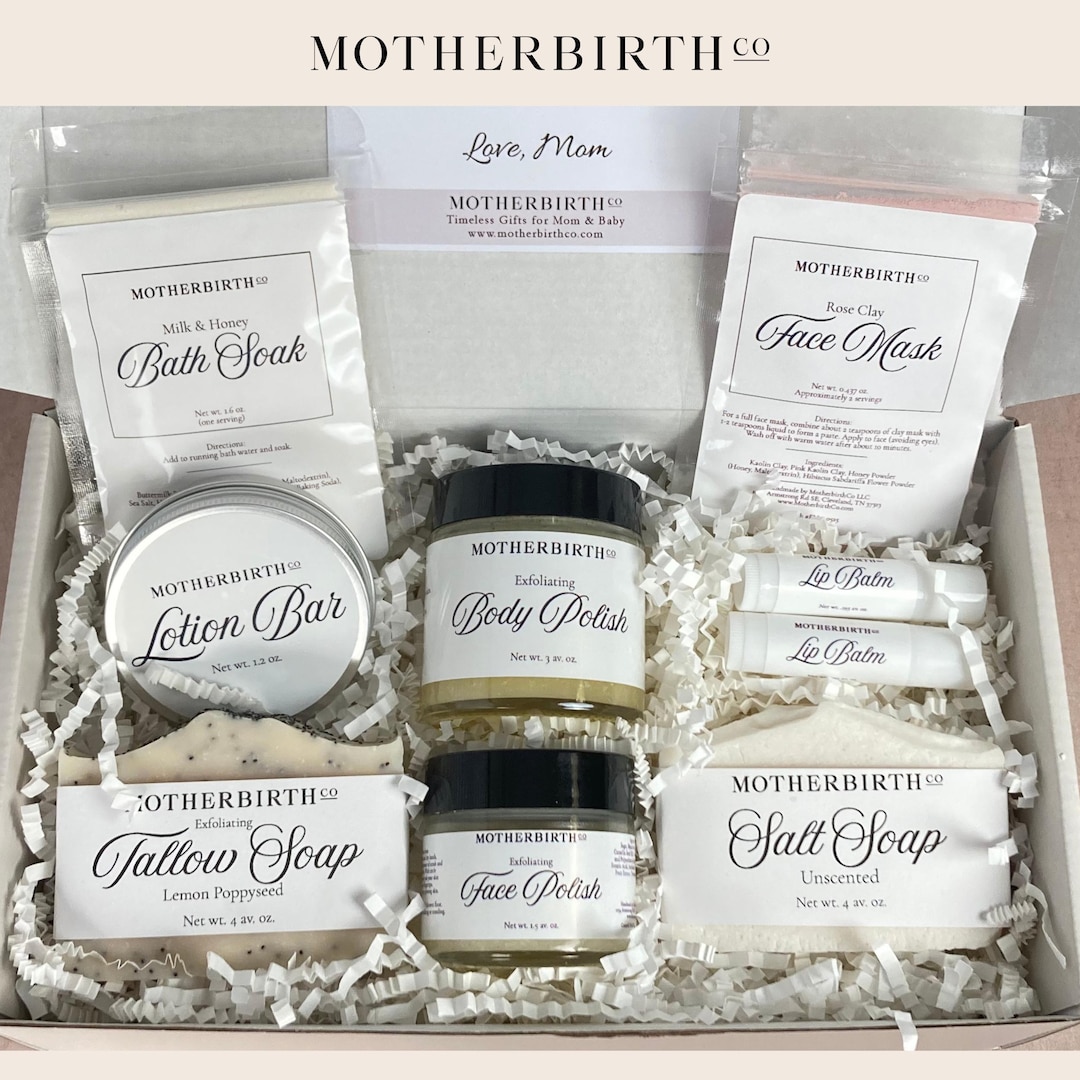Pregnancy Care Package: Self Care Spa Gift for Her,handmade Tallow Soap ...