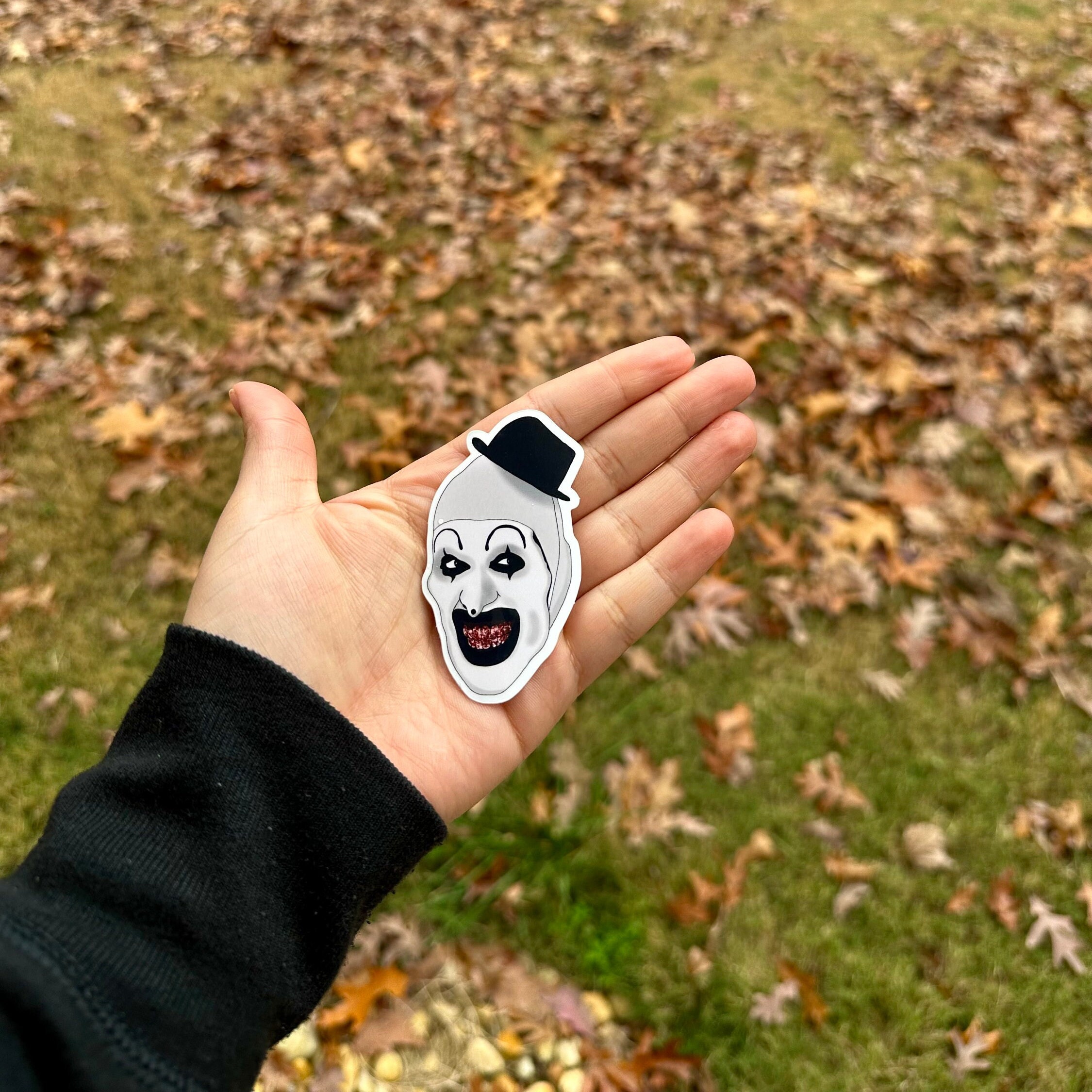 Art the Clown Sticker Art Terrifier Horror Movie Sticker - Etsy