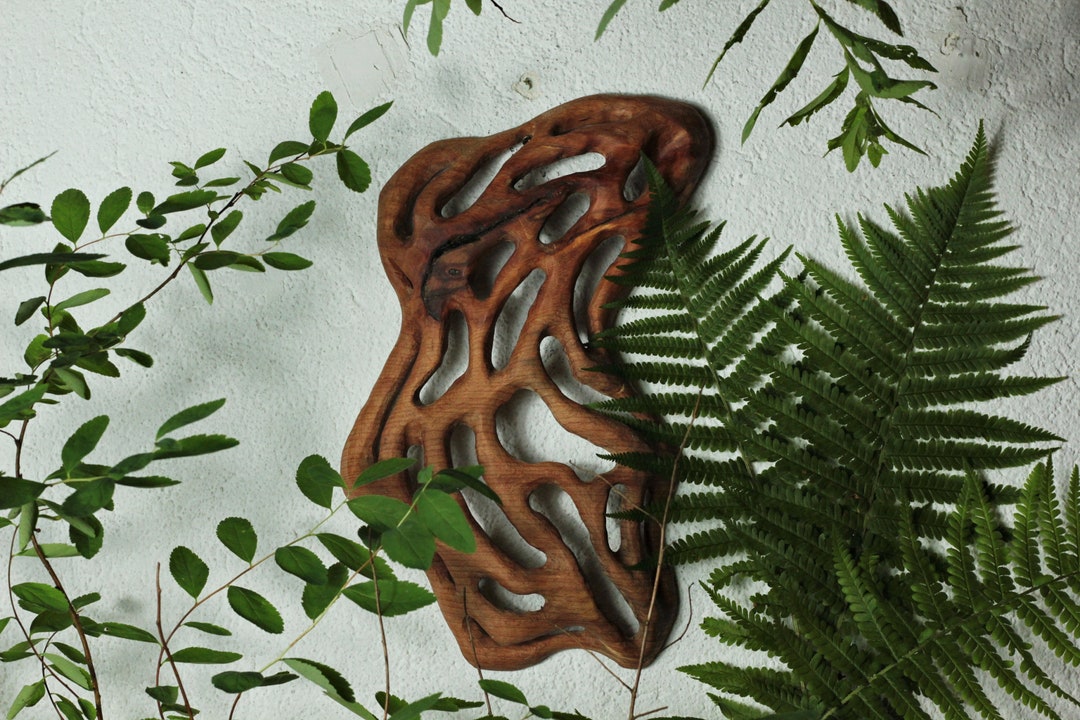 Organic Wood Structure as Wall Decoration Natural Wall - Etsy