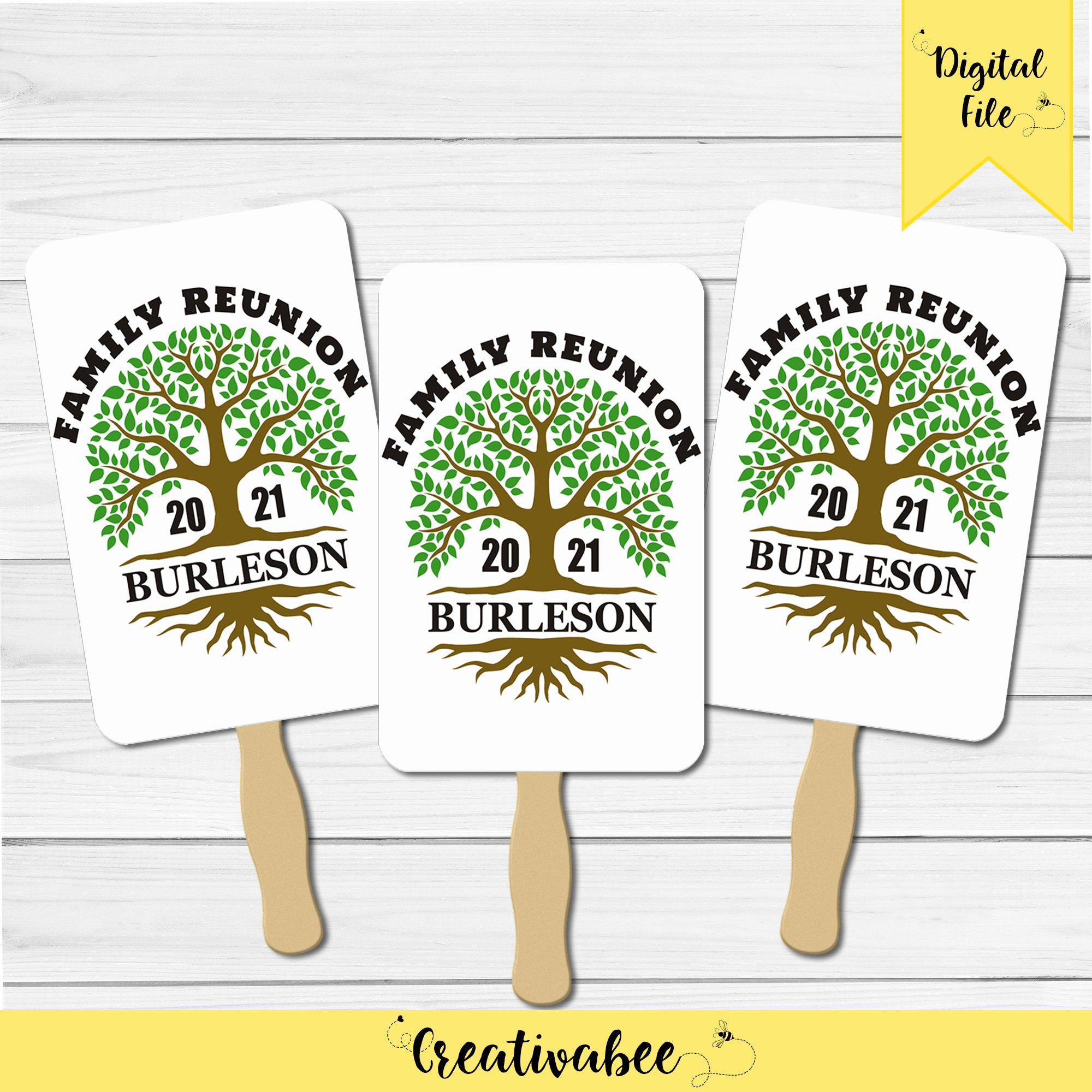 Personalized Family Reunion Hand Fans Family Reunion Favor - Etsy