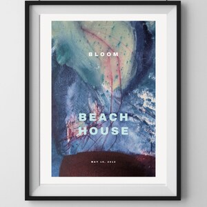 Beach House Album Poster - Bloom by Beach House - Shoegaze Poster ...